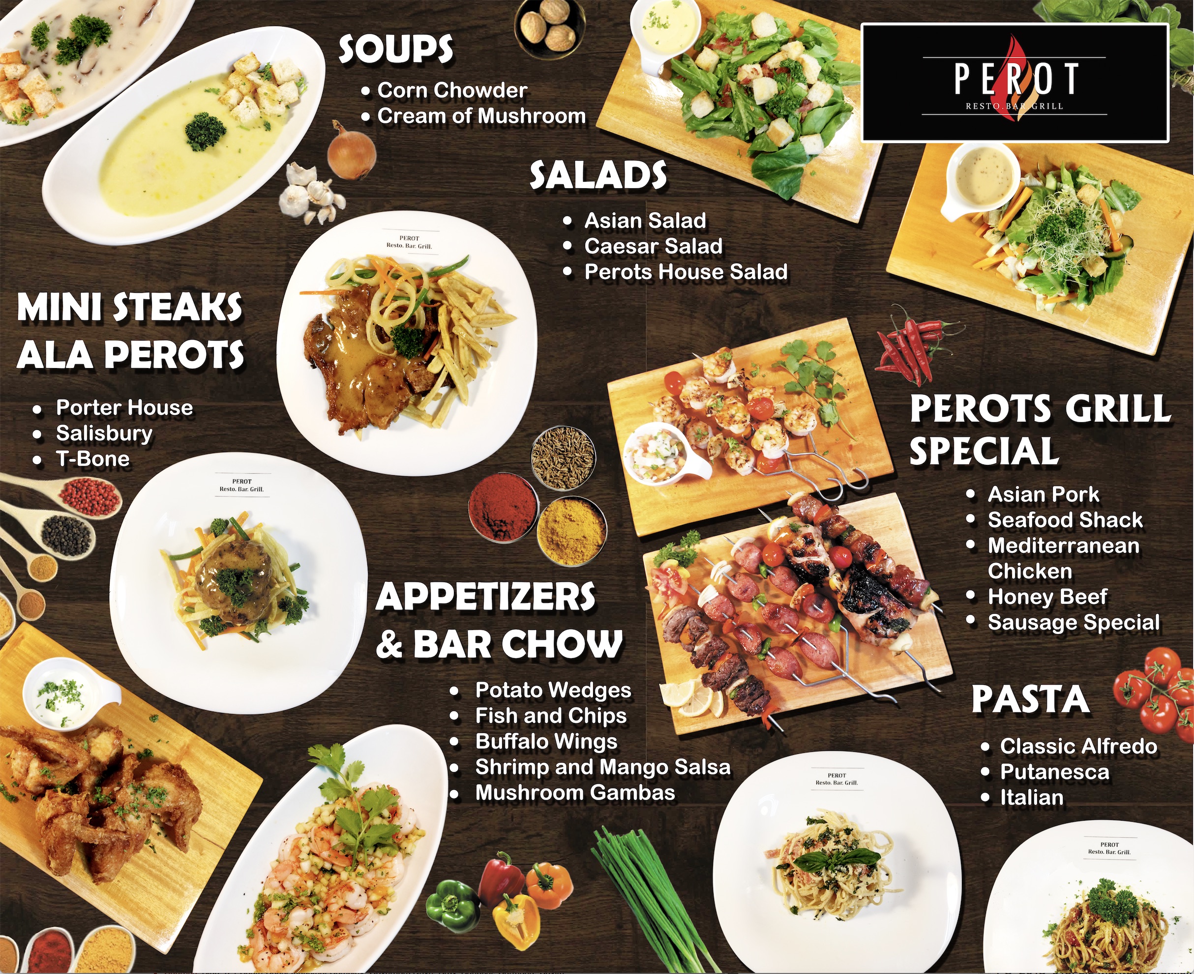 Home | PEROT RESTOBAR & GRILL